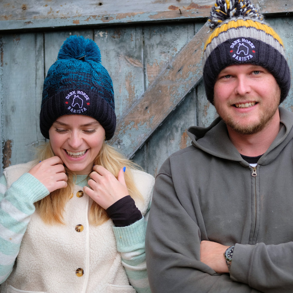 Dark Horse Roastery | Dark Horse barista bobble hat